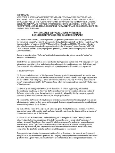 Mplab C32 Compiler License Pdf License Tort