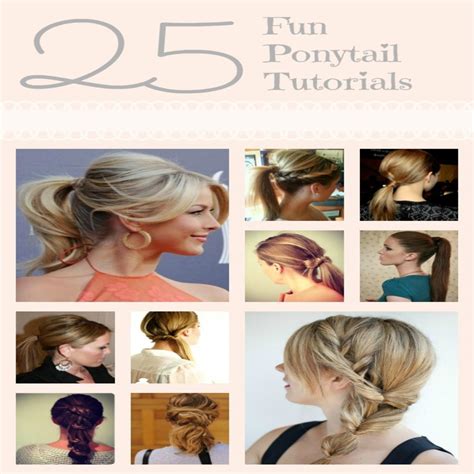 25 Fun Ponytail Tutorials 2k Crafts