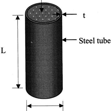 Filled Steel Stub Column Specimen Download Scientific Diagram