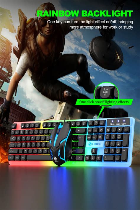 Gtx350 Keyboard And Mouse Combos Suspended Backlight Usb Wired Keyboard Gaming Laptop Desktop