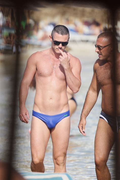 Hunksinswimsuits Luke Evans In Speedos
