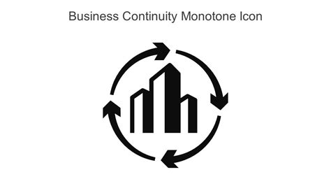 Business Continuity Monotone Icon In Powerpoint Pptx Png And Editable Eps Format PPT Presentation