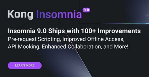kong insomnia 9 0 pre request scripting improved offline access api mocking and more r