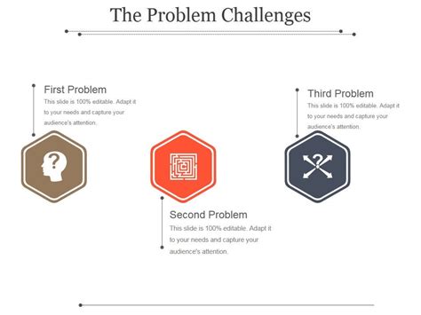 The Problem Challenges Template Ppt PowerPoint Presentation Shapes