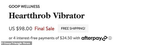 Gwyneth Paltrow Launches New Sex Toy Which Imitates Partner Flicking You Daily Mail Online