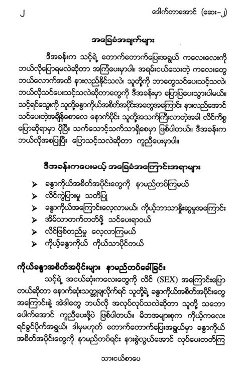 သင့်ကလေးကို Sex အကြောင်းဘယ်လိုပြောမလဲ Pann Satt Lann Books