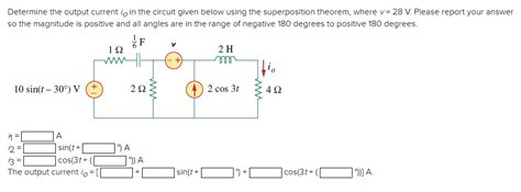 Solved Determine The Output Current Io In The Circuit Given