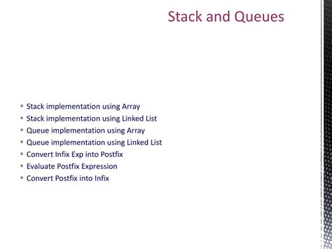 stack and queues stack implementation using array ppt download