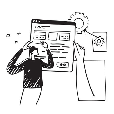 Software Developer Coding A Complex Program Concept As A Software