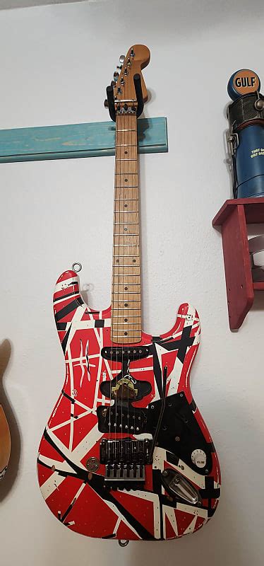 St Style Striped Guitar With Gotoh Locking Tremelo Reverb