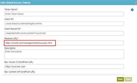 Example How To Get The Access Token Credentials From Box