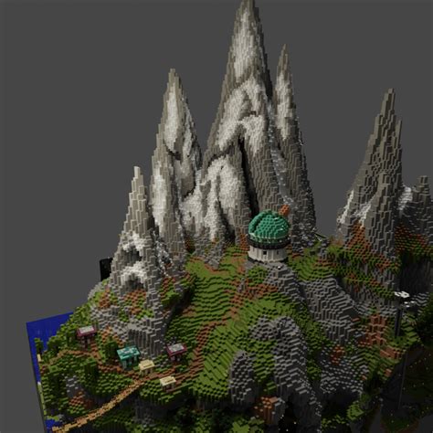 Rendered Grian And Scars Base From S8 Rhermitcraft