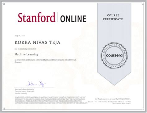 Machine Learning Stanford Pdf