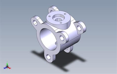 1阀体 CATIA 模型图纸免费下载 懒石网