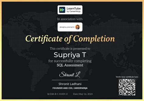Earned Sql Certification Supriya Thonde Posted On The Topic Linkedin