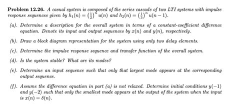 Solved Unilateral Z Transform Problem 1226 ﻿a Casual