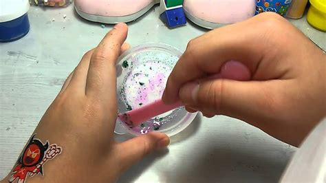 물풀 소다 없이 반짝이풀로 액괴 만들기 ♥♥♥ Youtube