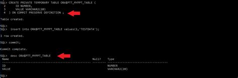 Oracle 18c New Feature Private Temporary Tables Ktexperts