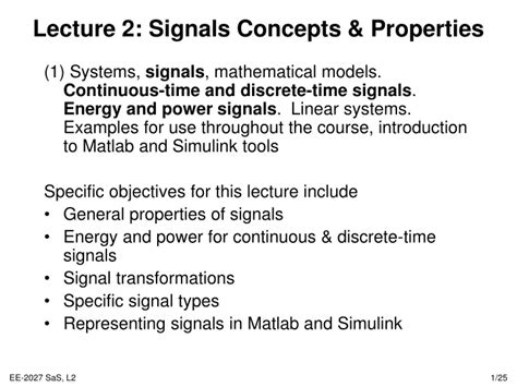 ppt signal concepts and properties energy power transformations