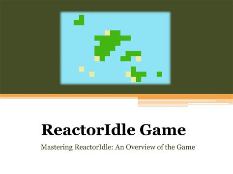 Reactor Idle Game Clicker Games List Pptx