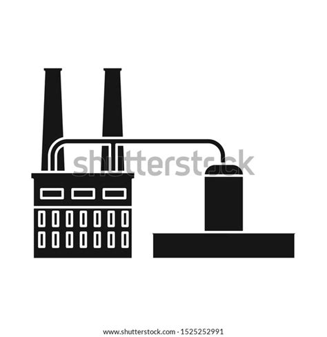 Vector Illustration Plant Technology Symbol Graphic เวกเตอร์สต็อก