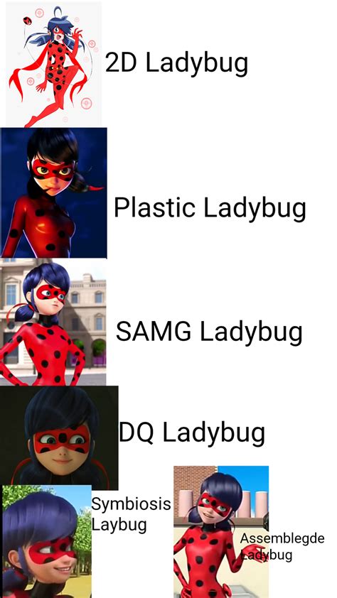 Various Types Of Ladybug R Miraculousladybug