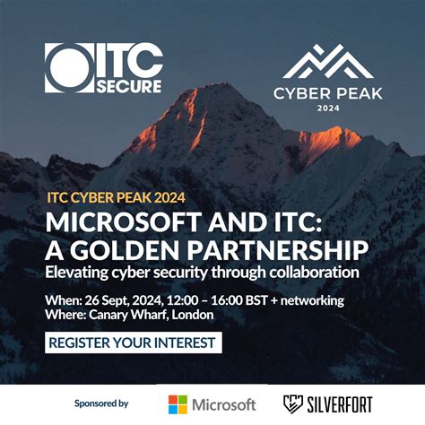 Itc Secure On Linkedin Itccyberpeak Cybersecurity Mspartner Microsoftsecurity