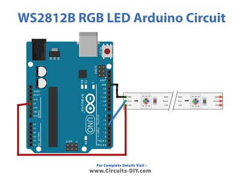 WS2812B Addressable RGB LED Interfacing With Arduino