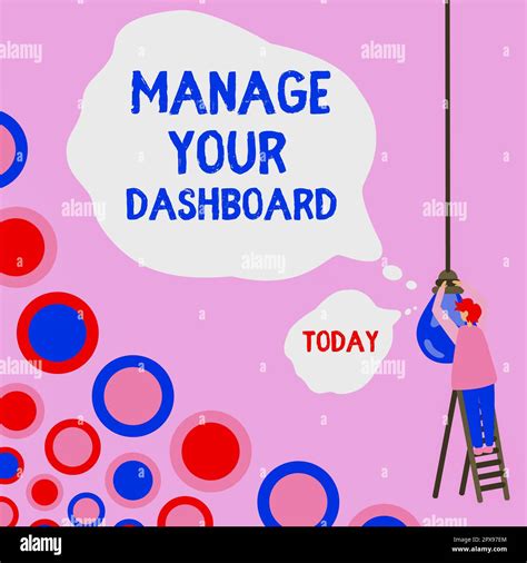 Text Caption Presenting Manage Your Dashboard Business Overview Controlling The Interface To