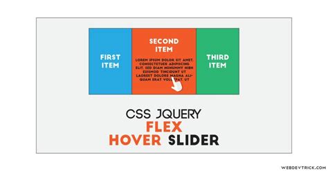 Want To Create A Panel Type Slider Check Out This Flex Hover Slider