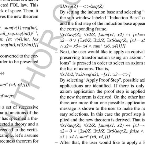 Induction Base For The Correctness Of Sum2 Colours Are Visible In Download High Quality