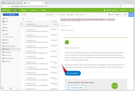 How Do I Cancel My Web Hosting Subscription Support One Com
