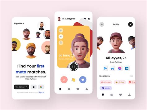Dating App Ui Design By Hasnain Karim On Dribbble