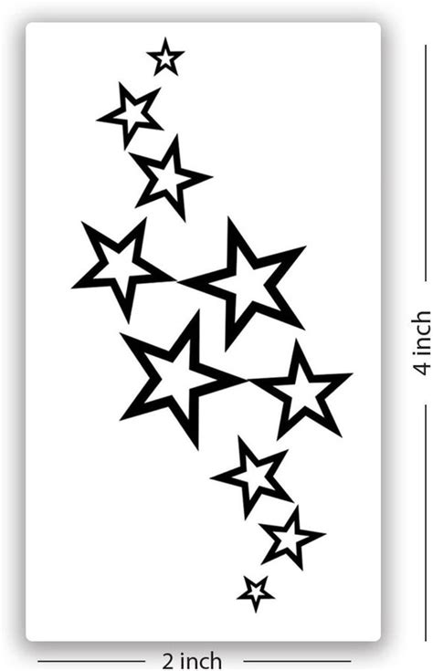 Black Stars Tattoo Designs