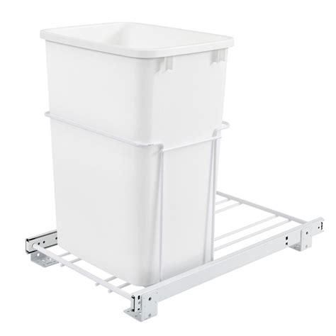 Rev A Shelf Rv 12pb Single 35 Quart Pull Out Kitchen Cabinet Waste Bin Container Garbage Trash