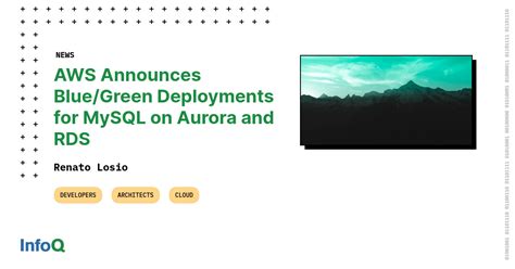 Aws Announces Bluegreen Deployments For Mysql On Aurora And Rds Infoq