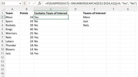 Excel Check If Cell Contains One Of Several Values