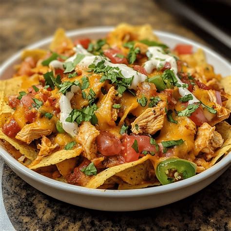 Loaded Chicken Nachos Recipe Foodmacronutrient