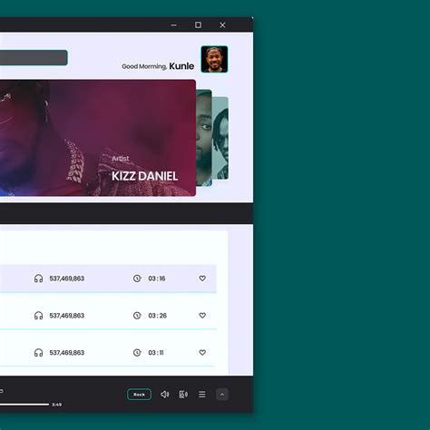 Redesign Of Winamp User Interface Design On Behance