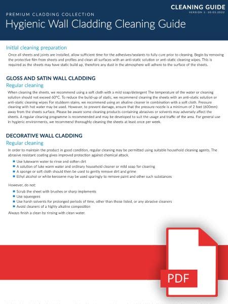 PVC Cladding Downloads PDF Information Guides