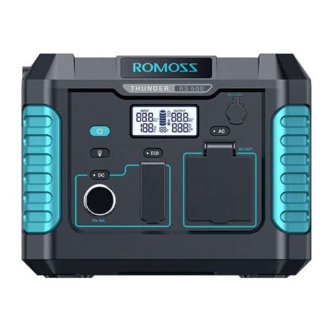 Портативная зарядная станция Romoss RS500, Черный – купить по цене 9995 ...
