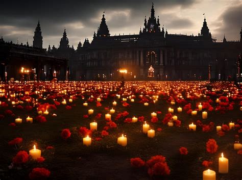 Premium Ai Image Cinematic Uhd K Day Of The Dead Generative Ai Generated