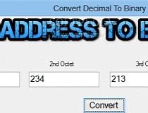 Download IP Address To Binary Conversion