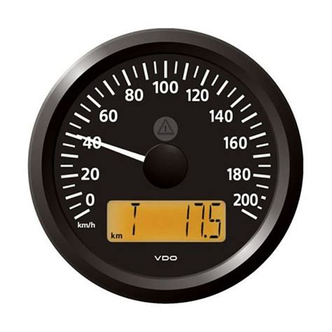 Veratron 3 38 85 Mm Viewline Speedometer 0 To 200 Kmh 1224v