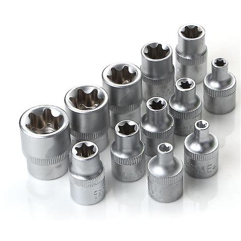 34pcs Torx Socket Set Triple Square Socket Set Torx Bit Socket Set Bit