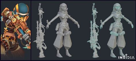 Artstation Insidia Character Naima Alessandro Leto Colombo Low