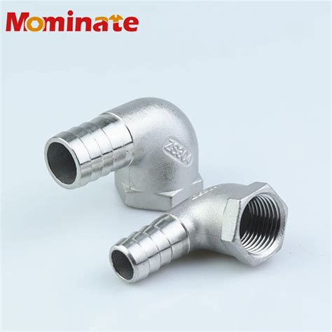 8mm 10mm 15mm 25mm 32mm 호스 바브 X 14 38 12 1 Bsp 암나사 34 스테인레스 스틸