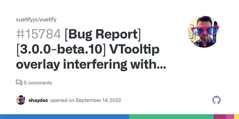 Bug Report 300 Beta10 Vtooltip Overlay Interfering With Vmenu