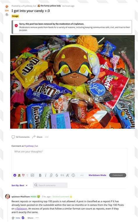 Calling Out The Mods On Their Bs Because This Shouldnt Count As Being Too Similar Rsplatoon