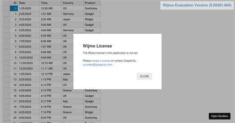 Custom Editors Codesandbox